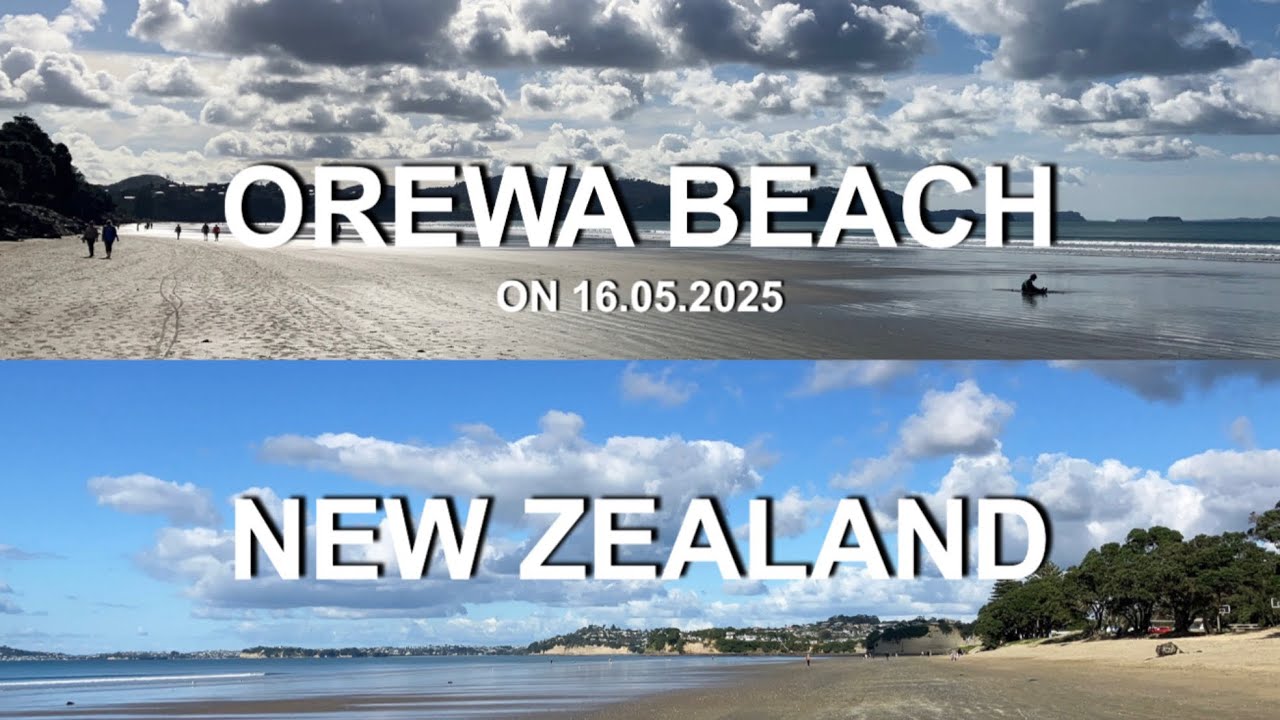 Orewa Beach | 4K | Northern Auckland region | North Island | New ...