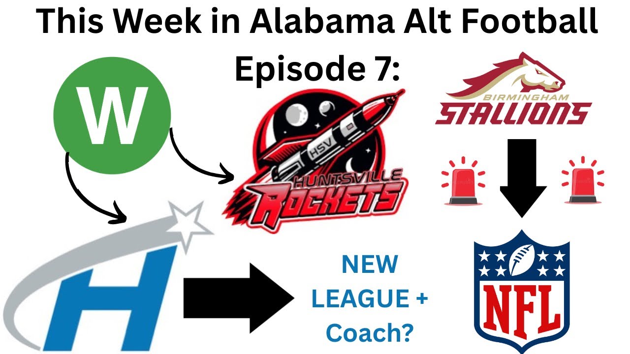 This Week in Alabama Alt Football Episode 7: Rockets + Astros, RG ...