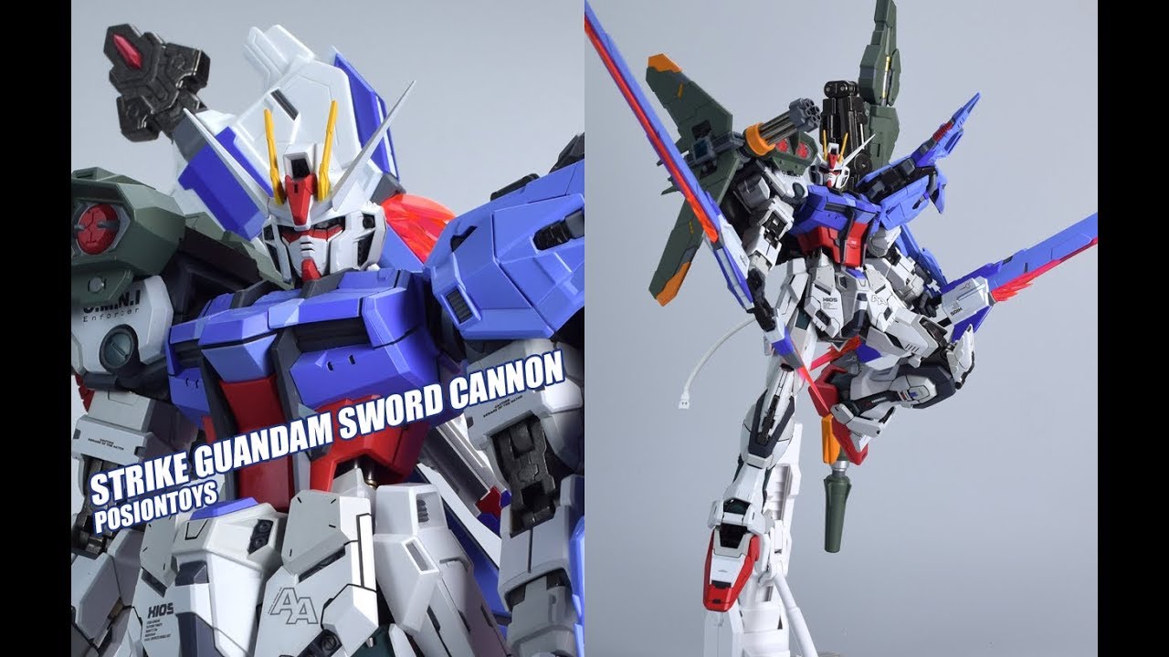 【评头论足】走向完美的机会！PoisonToys 超合金 MOSHOW 1/72强袭高达 剑装+炮装 Sword Launcher ...