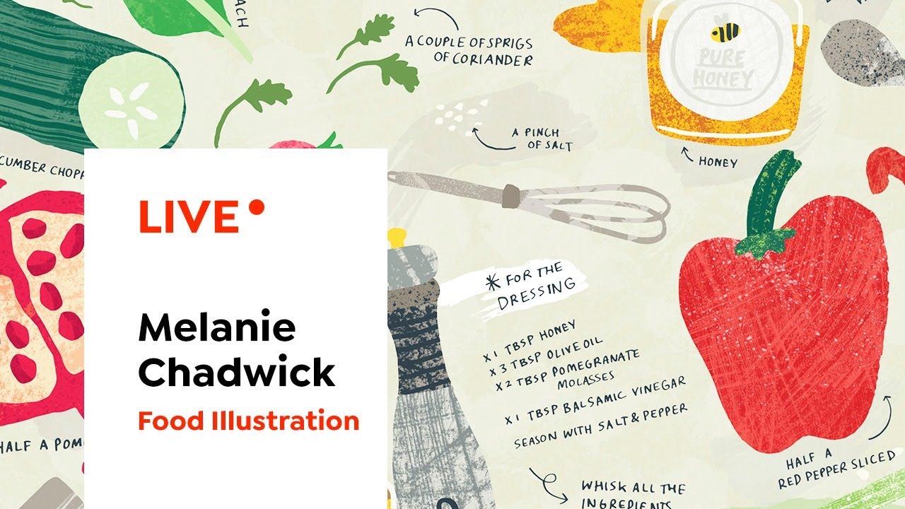 How to Illustrate Delicious Ingredients, with Melanie Chadwick - YouTube