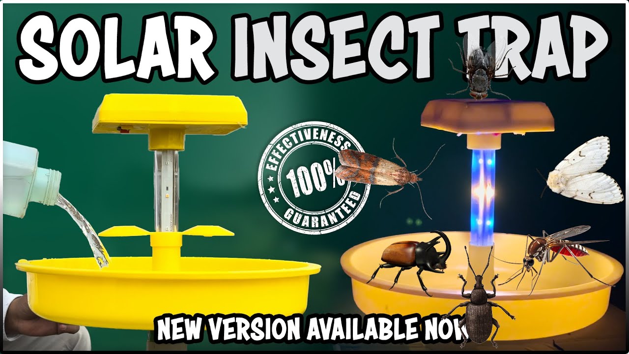 SOLAR INSECT & PEST TRAP - New UPDATED 100% Effective Version is ...