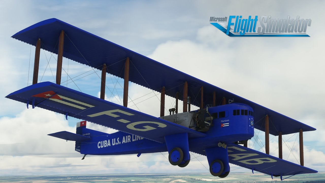 A short flight in the new Farman F.60 Goliath - Red Wing Simulations ...