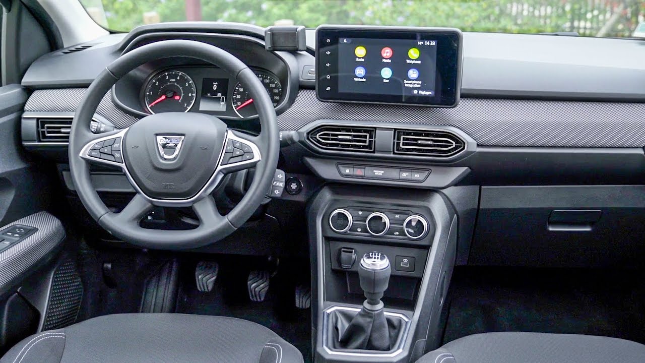 New 2021 Dacia Sandero Interior - YouTube