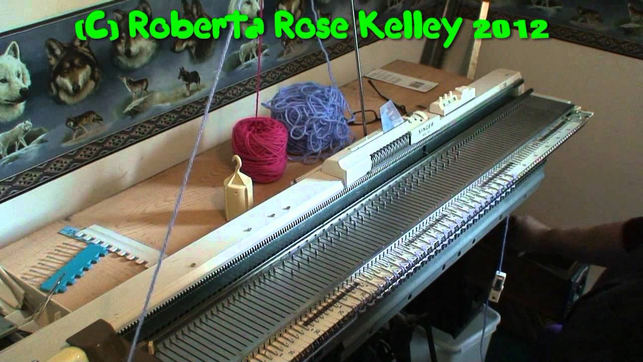 Ribber Comb used on the Knitter Only - YouTube