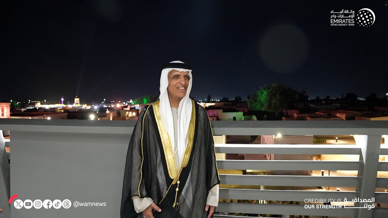 سعود بن صقر يفتتح النسخة الـ 12من مهرجان فن رأس الخيمة Youtube