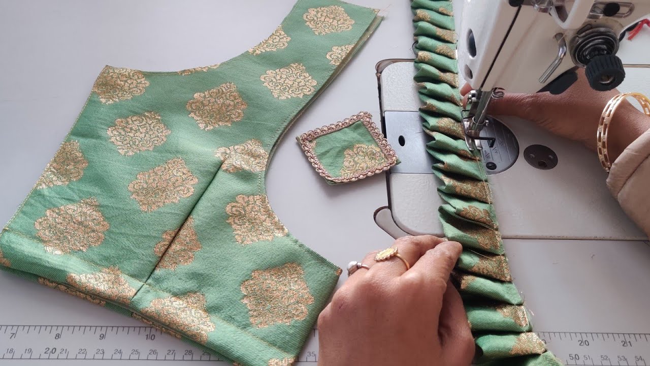 Beautiful Blouse Design Cutting And Stitching । Back Neck Design