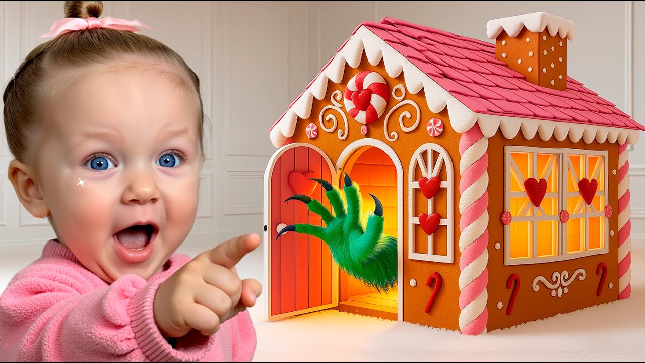 Christmas Stories: What’s Inside the Giant Gingerbread House?! - YouTube