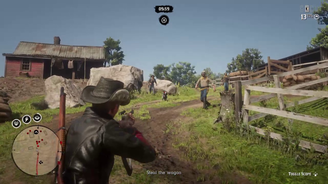 One bullet,Two headshots. Red Dead Online - YouTube