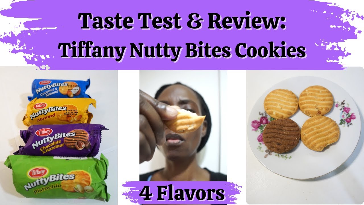 Tiffany Nutty Bites Cookies Taste Test & Review. 4 Flavors - YouTube