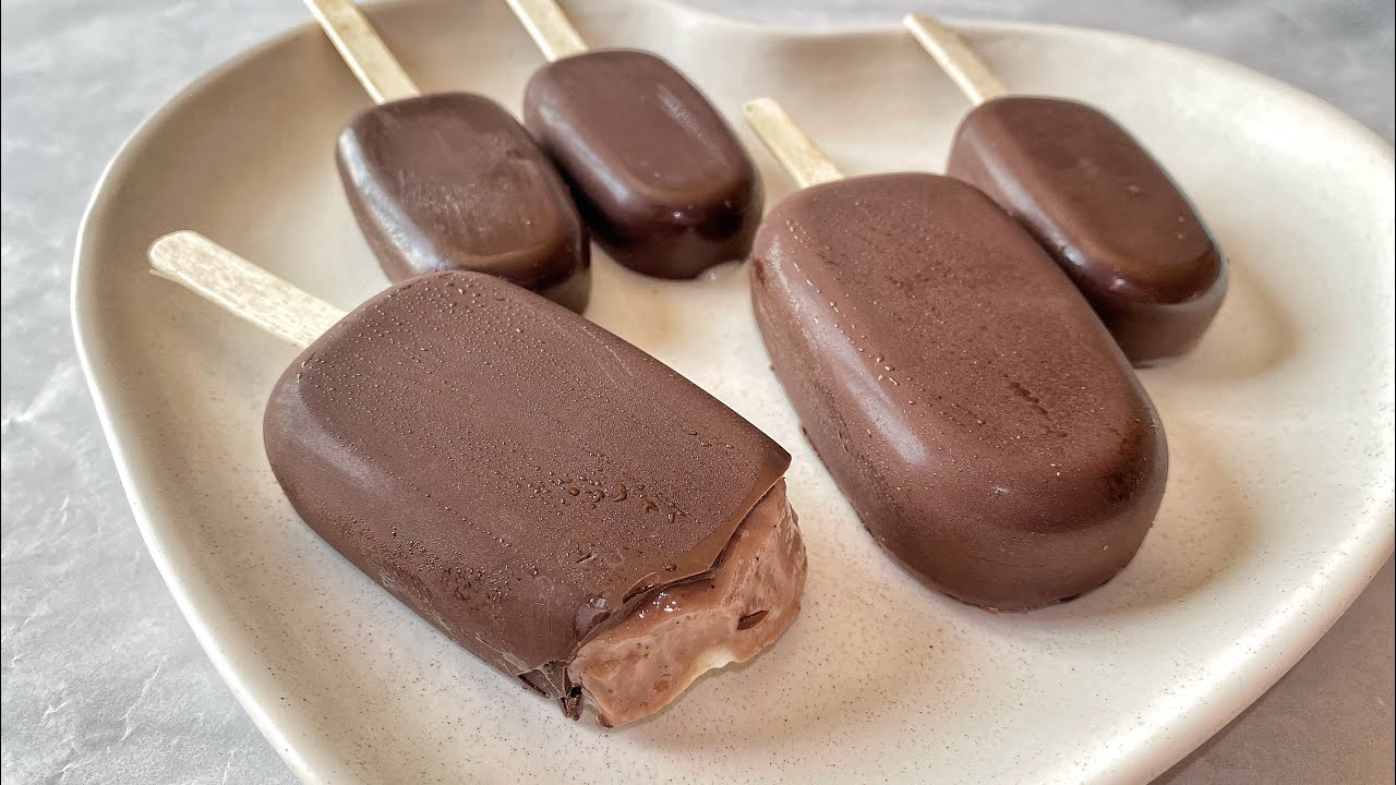 Choco bar Ice-Cream Recipe | Easy Chocolate ice cream | Homemade ice ...