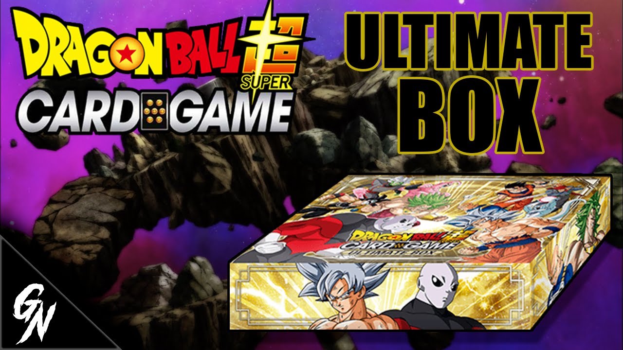 APERTURA ULTIMATE BOX DRAGON BALL SUPER CARD GAME - YouTube