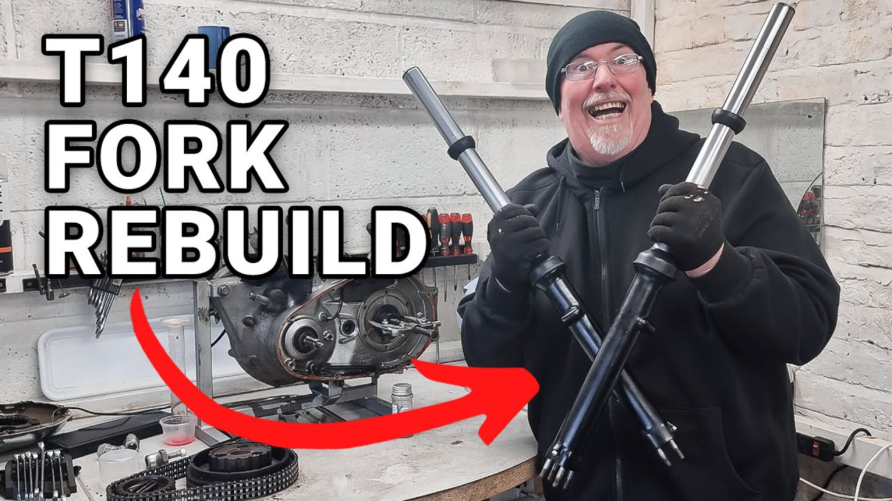 Bonneville Front Fork Rebuild Guide | Barn Find 1970s Triumph T140 ...