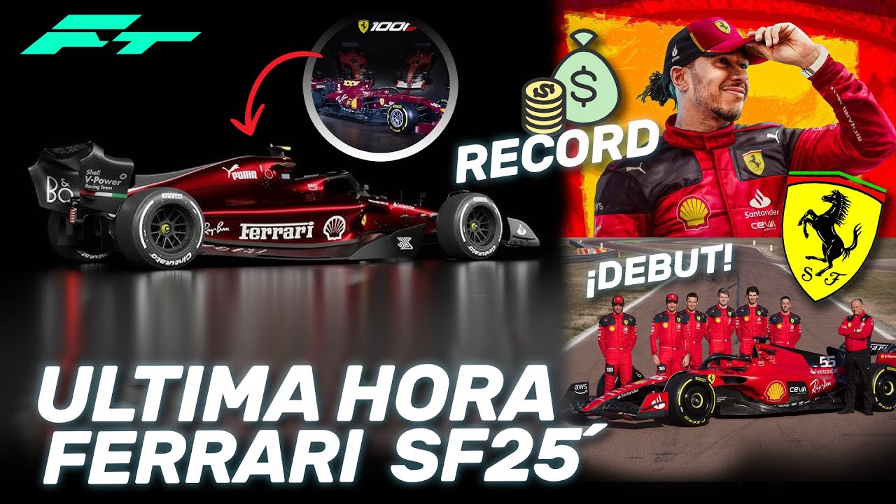 ULTIMA HORA FERRARI SF25!! ATREVIDA DECORACION, DEBUT INTENSIVO de ...