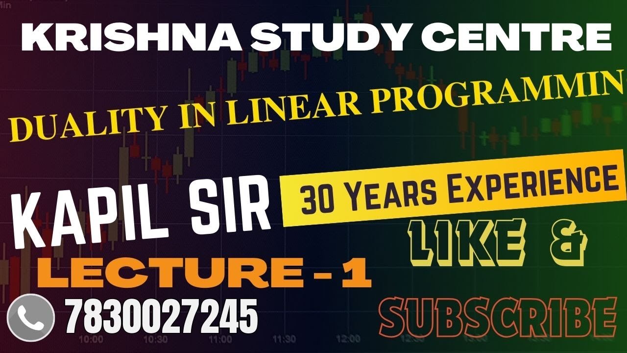 𝐂𝐇𝐀𝐏𝐓𝐄𝐑 𝟐 LECTURE 1 𝐃𝐔𝐀𝐋𝐈𝐓𝐘 𝐈𝐍 𝐋𝐈𝐍𝐄𝐀𝐑 𝐏𝐑𝐎𝐆𝐑𝐀𝐌𝐌𝐈𝐍𝐆 - YouTube