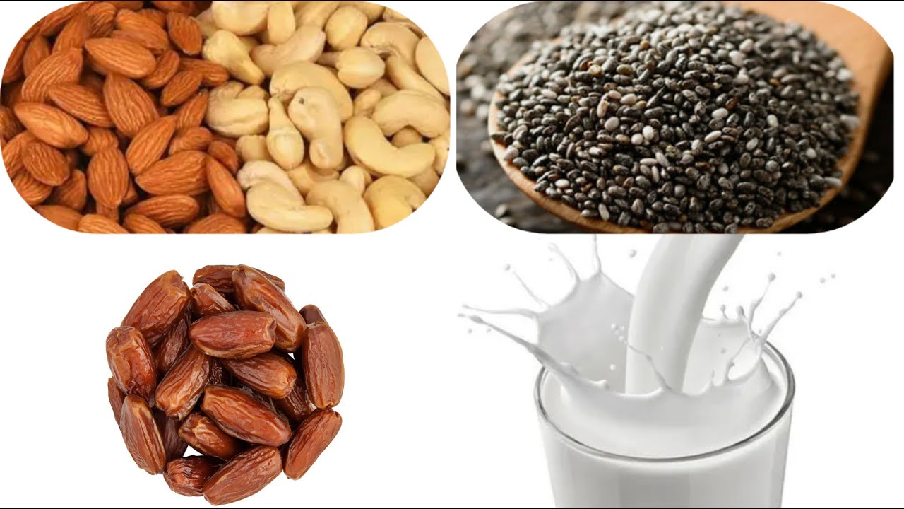 try this one with nuts,dates| healthy drink |immunity shake | dry fruit ...