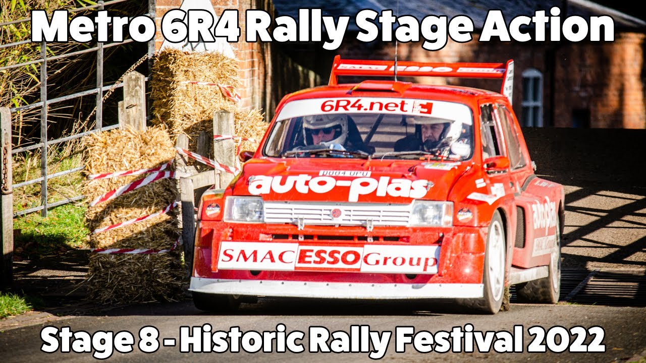 Group B Metro 6R4 Rally Stage Action Historic Rally Festival 2022 ...