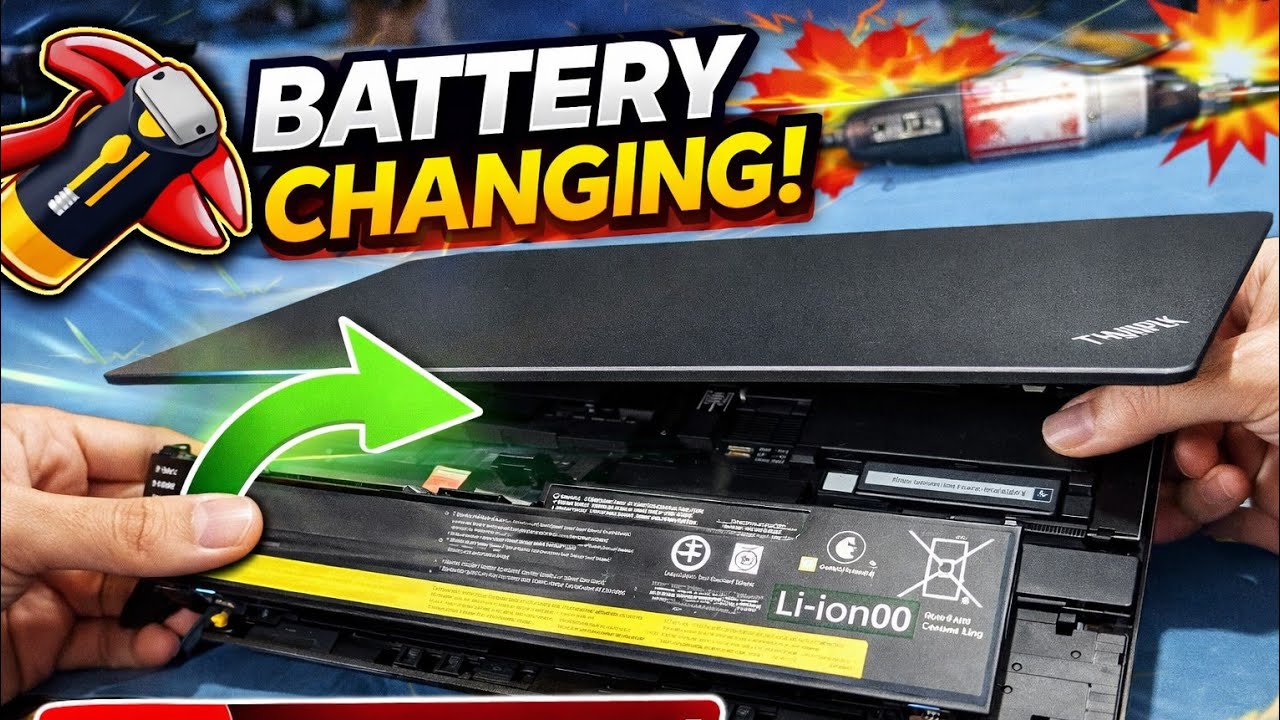 T480 Battery and keyboard changing #laptop - YouTube