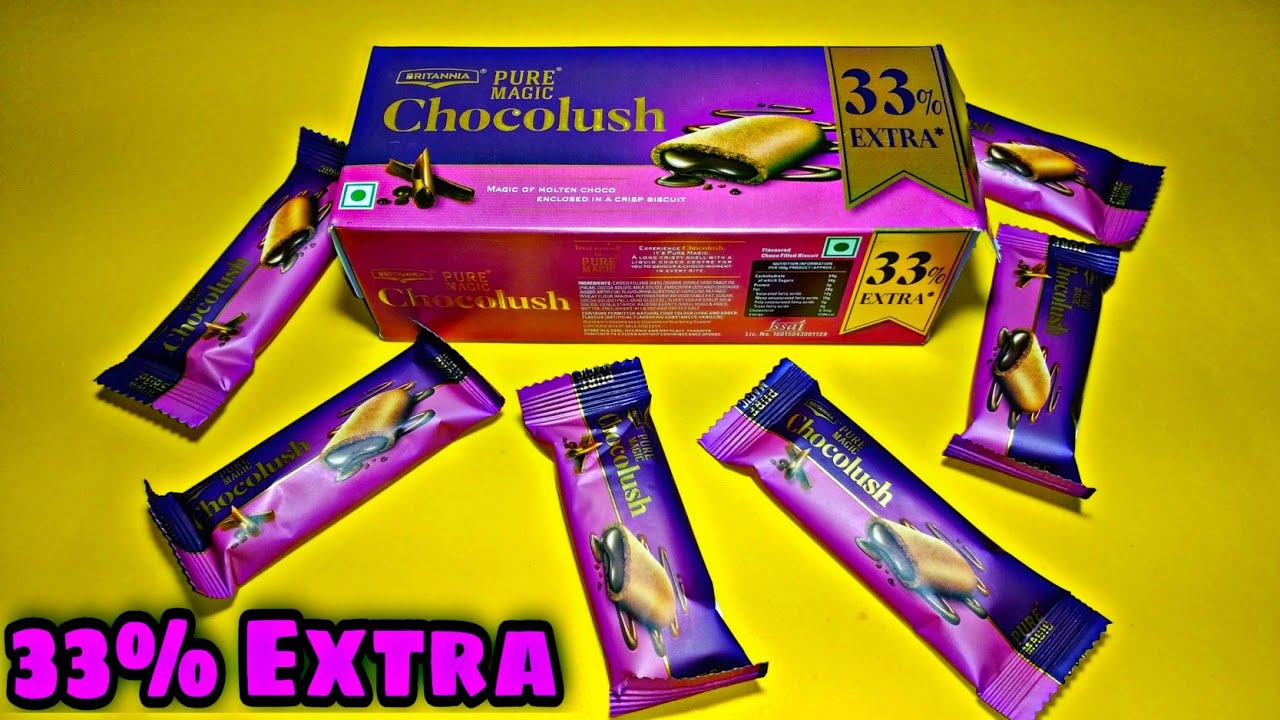 😋 UNboxing Chocolush Box 33% Extra || Britannia || Chocolate Cookies ...