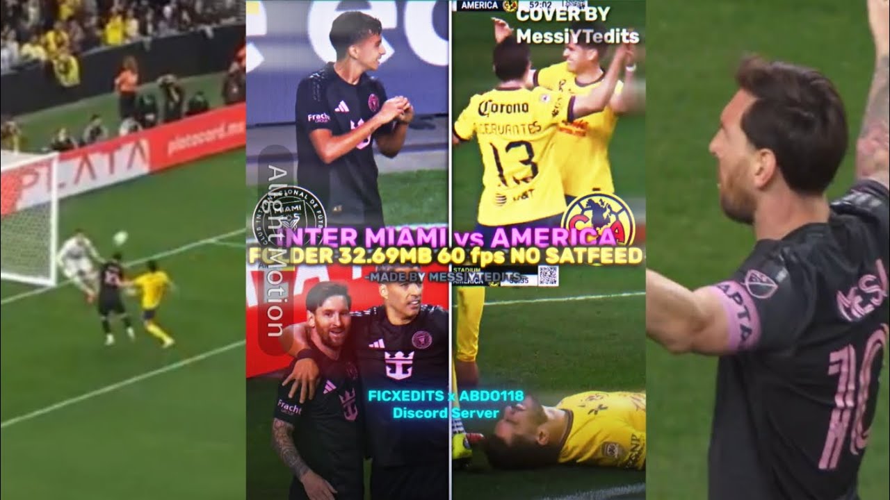 INTER MIAMI vs AMERICA SCENEPACK | LINK IN COMMENTS - YouTube