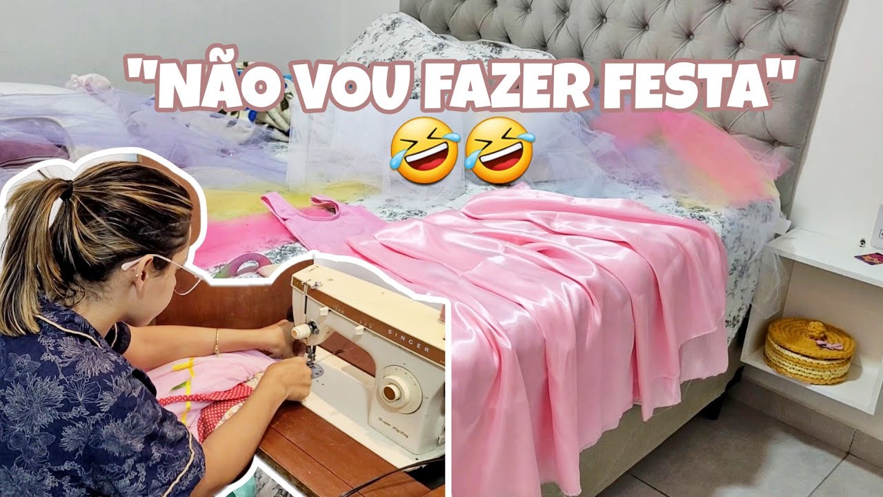 VOU FAZER O VESTIDO DO NIVER DE LUÍSA| MATERIAIS QUE VOU USAR| FAMÍLIA ...