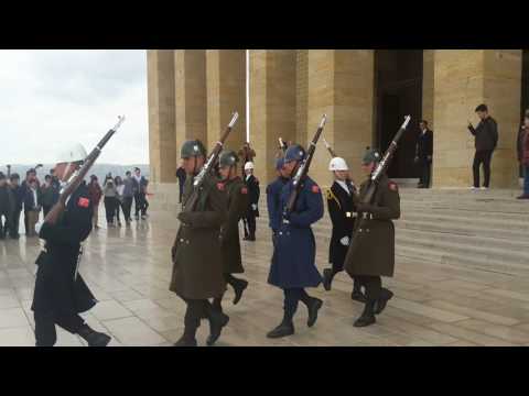 Anıtkabir, Ankara  guard change, növbet deyişimi.