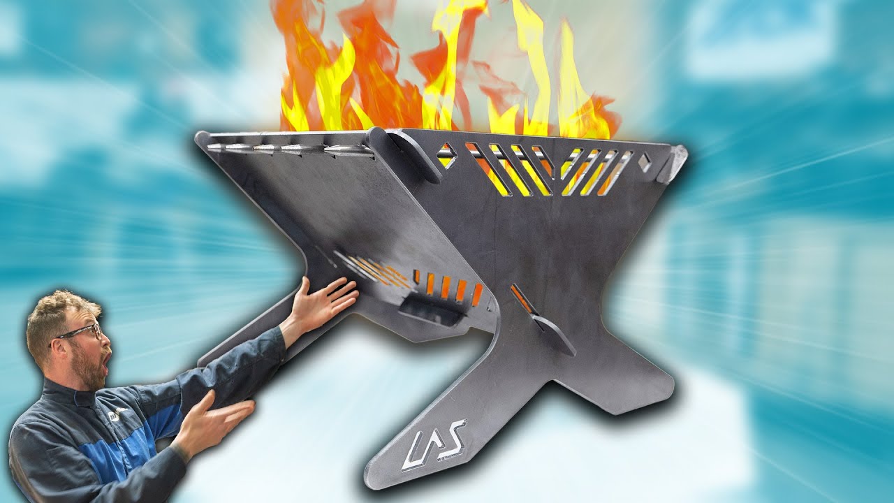 We Made the ULTIMATE Portable Fire Pit - YouTube