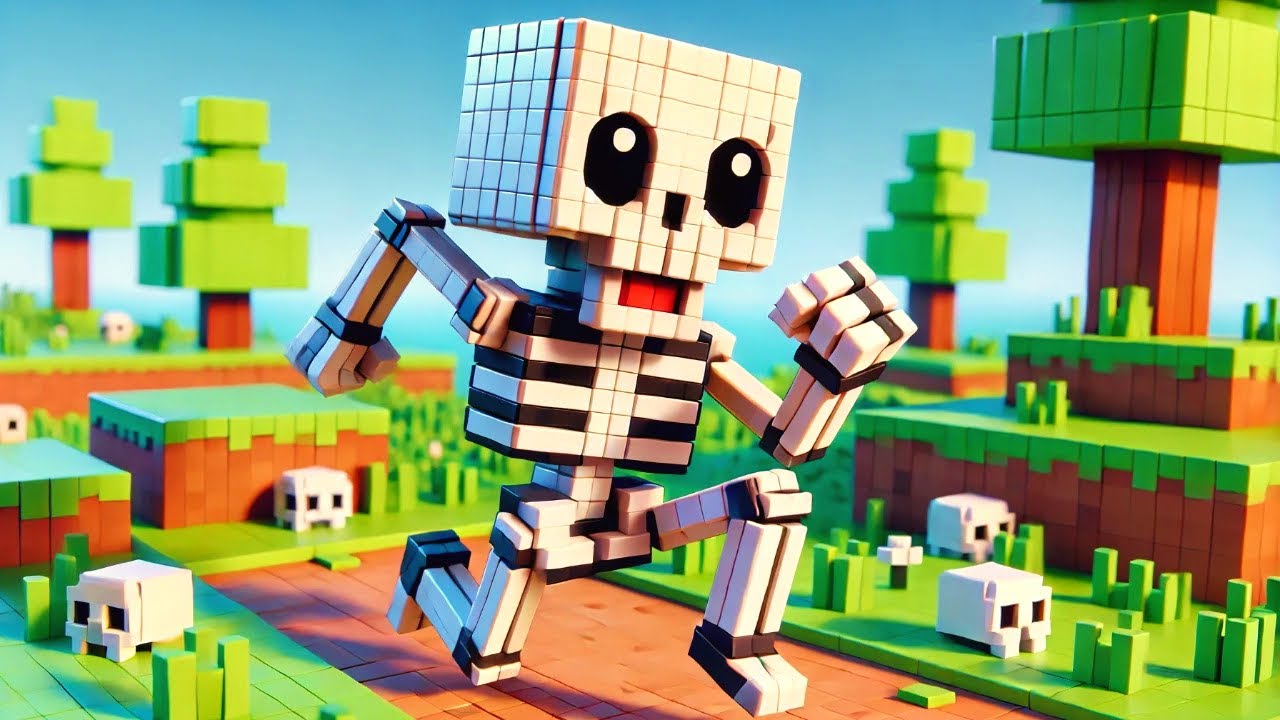 A Minecraft Original Music Video - "Skeleton Rap" | Minecraft Animation ...