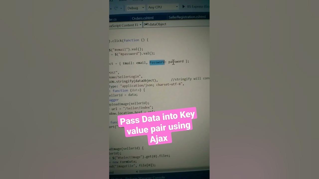 How to pass data using Ajax #codewithND #codelover #code #Ajax #jquery #codelover - YouTube
