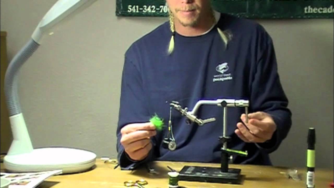 Green Caddis Larvae Fly Tying Video - YouTube