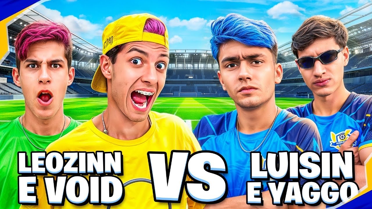 LEOZINHO E VOID VS LUISIN E YAGUERA! - YouTube