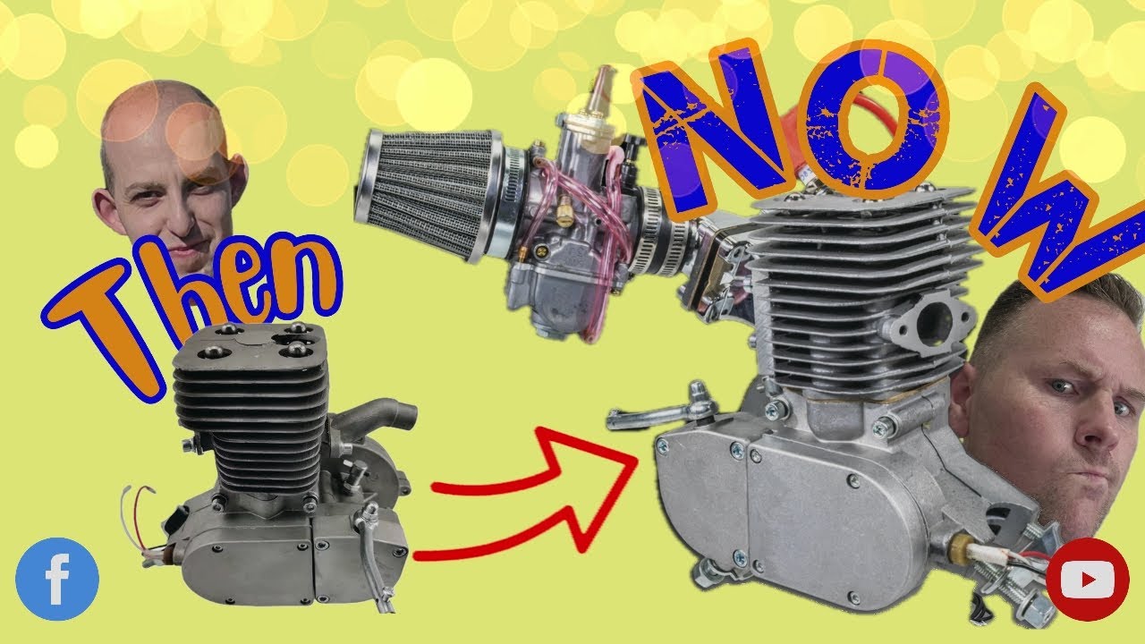 100cc YD100 Motorized Bike, Goes from Snoozer to Cruiser - YouTube