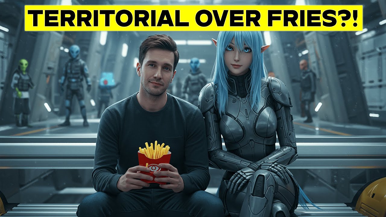I Shared My Fries With Her, Now The Alien Girl Growls If Anyone Comes ...