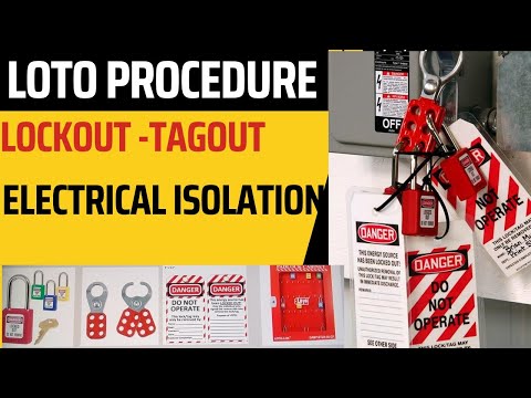 Lockout tagout (LOTO) procedure | Electrical isolation procedure - YouTube