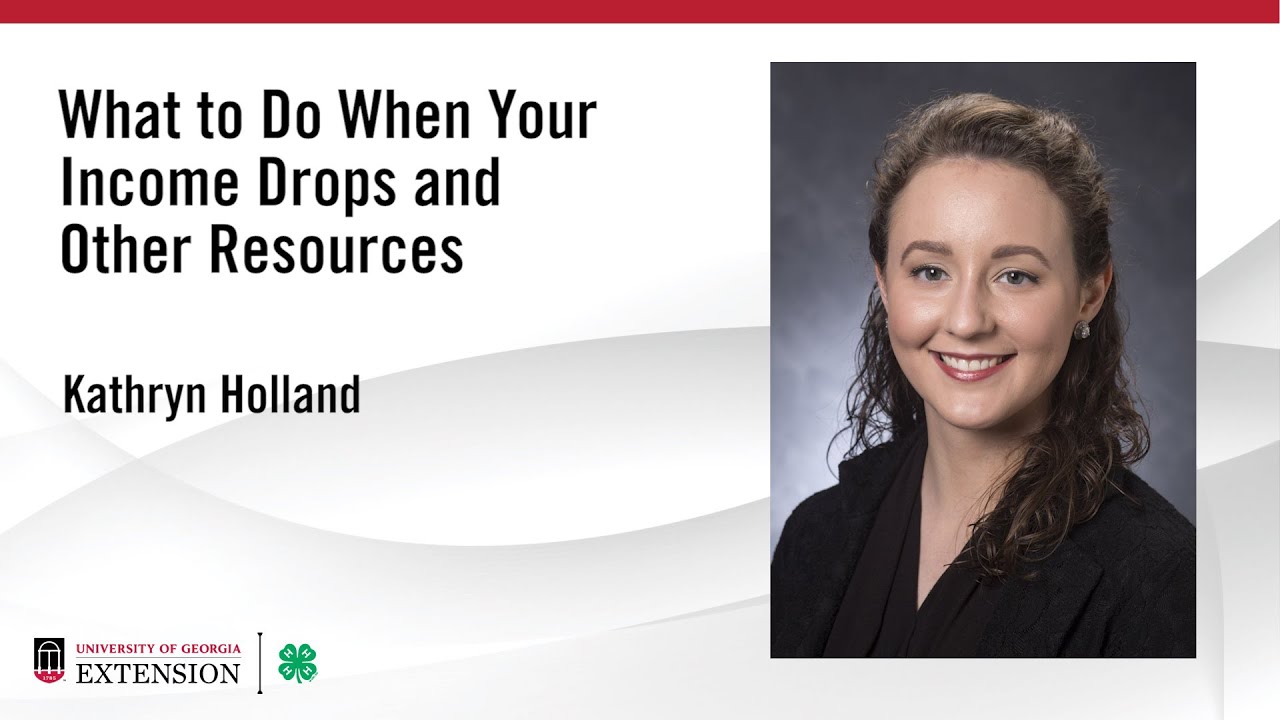 What to Do When Your Income Drops and Other Resources - YouTube