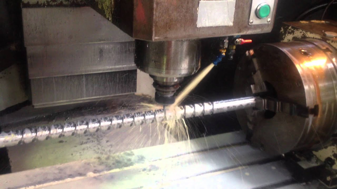 Level Winder Part 1 CNC MAchining continous thread, fishing winder ...