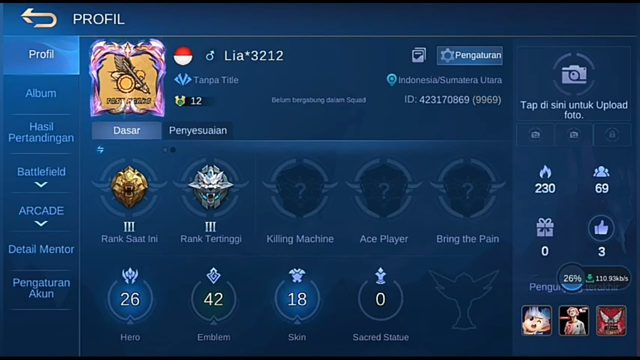 BAGI BAGI AKUN ML SULTAN TERBARU JULY 2020 - YouTube