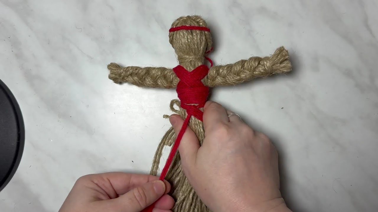 Handmade Cord Doll Weaving: Unique Traditional Craft Tutorial & DIY ...