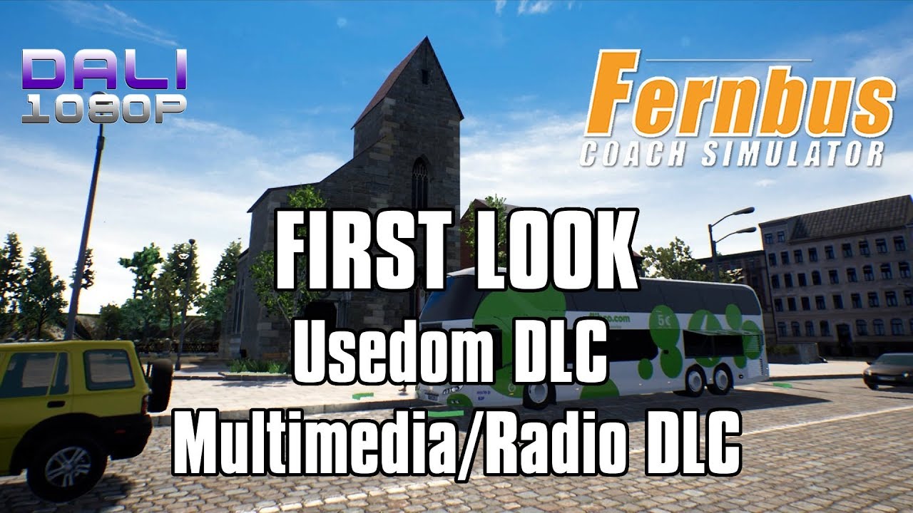 Fernbus Simulator - FIRST LOOK Usedom DLC + Multimedia/Radio DLC pc ...