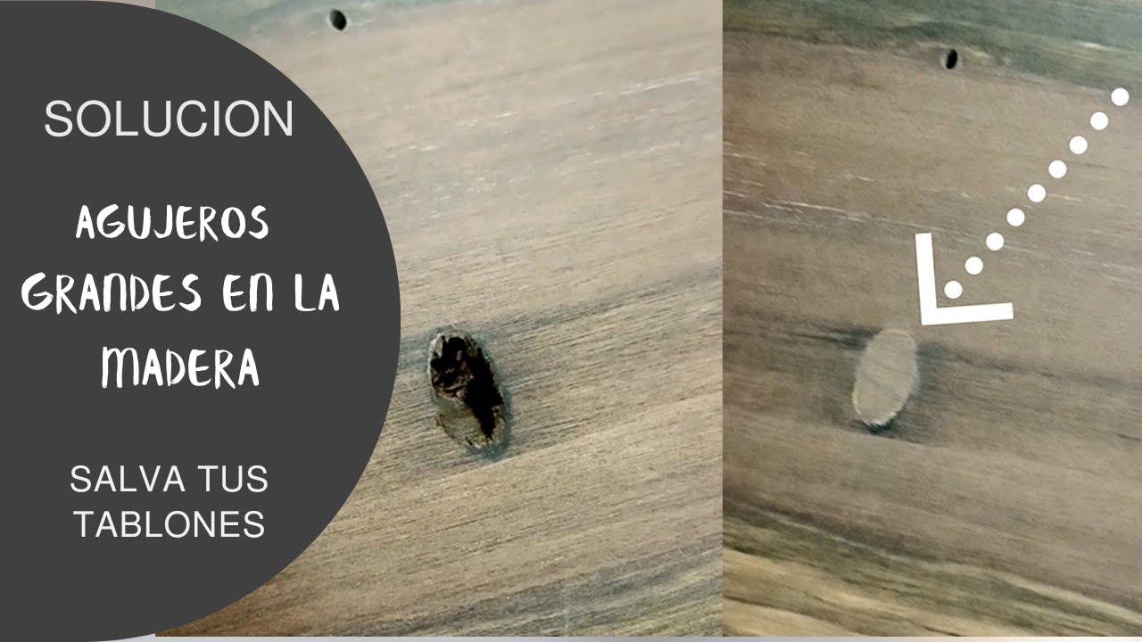 Como Arreglar Resanar Agujeros Grandes en la Madera - Tenes que conocer ...
