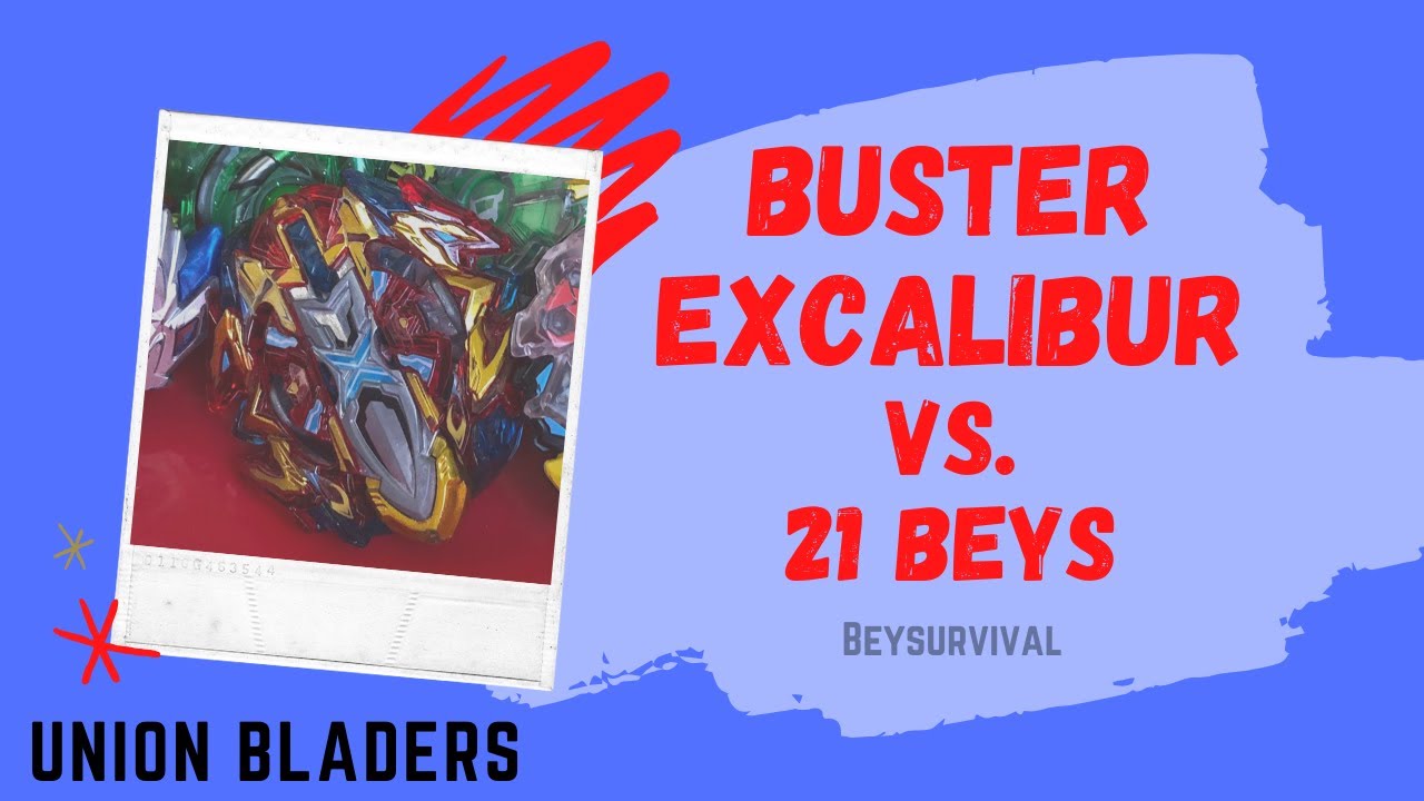 Buster Excalibur Vs. 21 Beys | Unión Bladers - YouTube