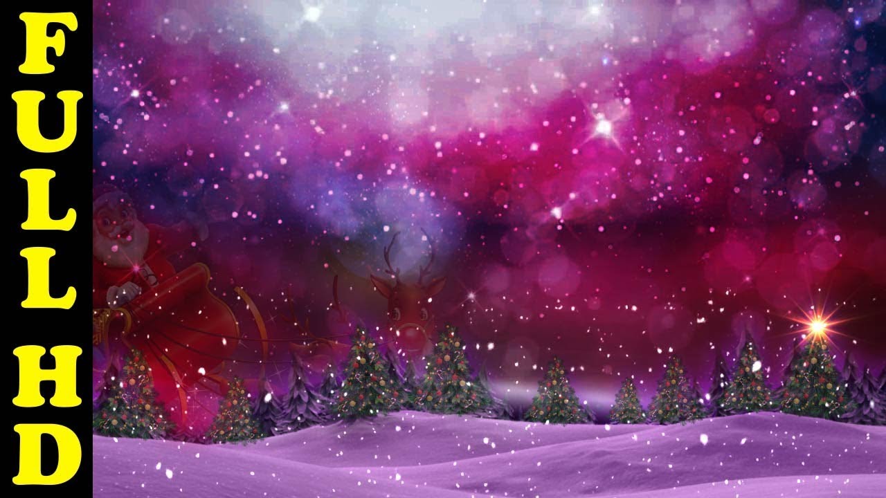 Christmas Background|Snow Falling Motion Effect - Christmas Background ...