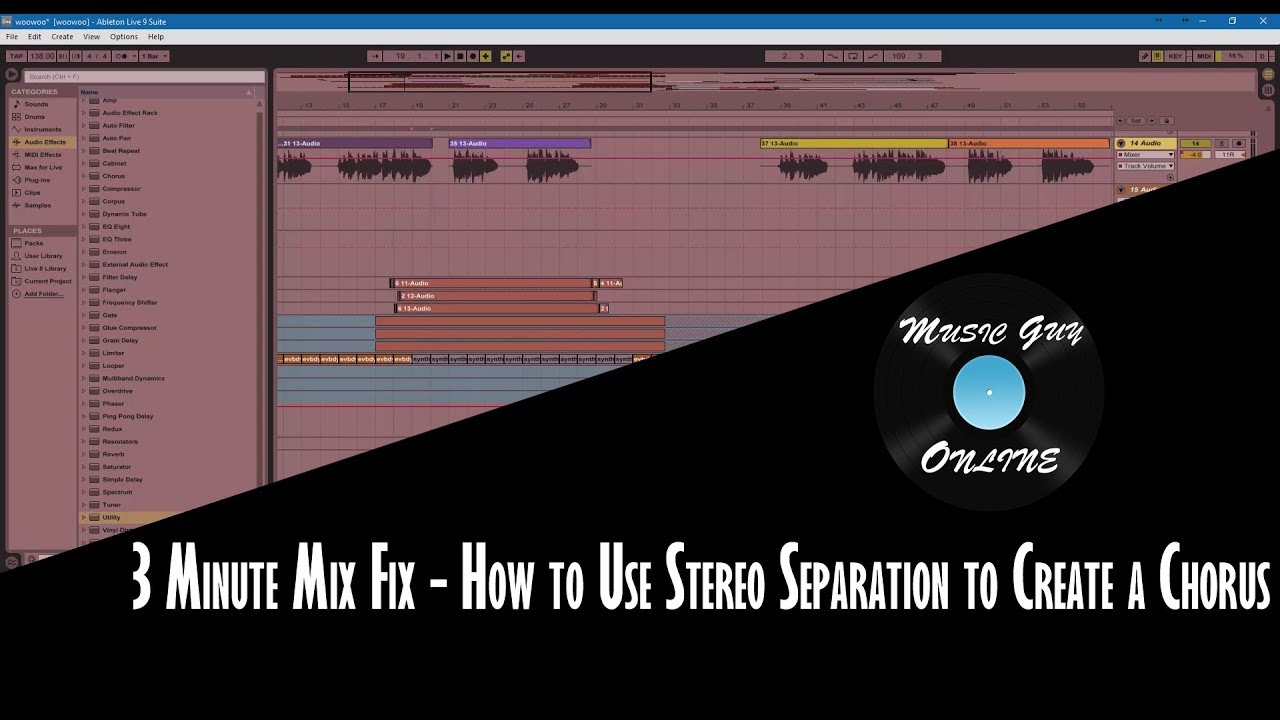 How to Use Stereo Separation to Create a Chorus - 3 Minute Mix Fix ...