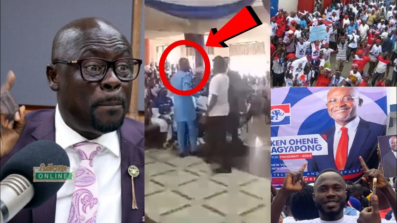 Break! Adomako Baafi rúns for his life at Suhum for insu!ting Hon. Ken ...