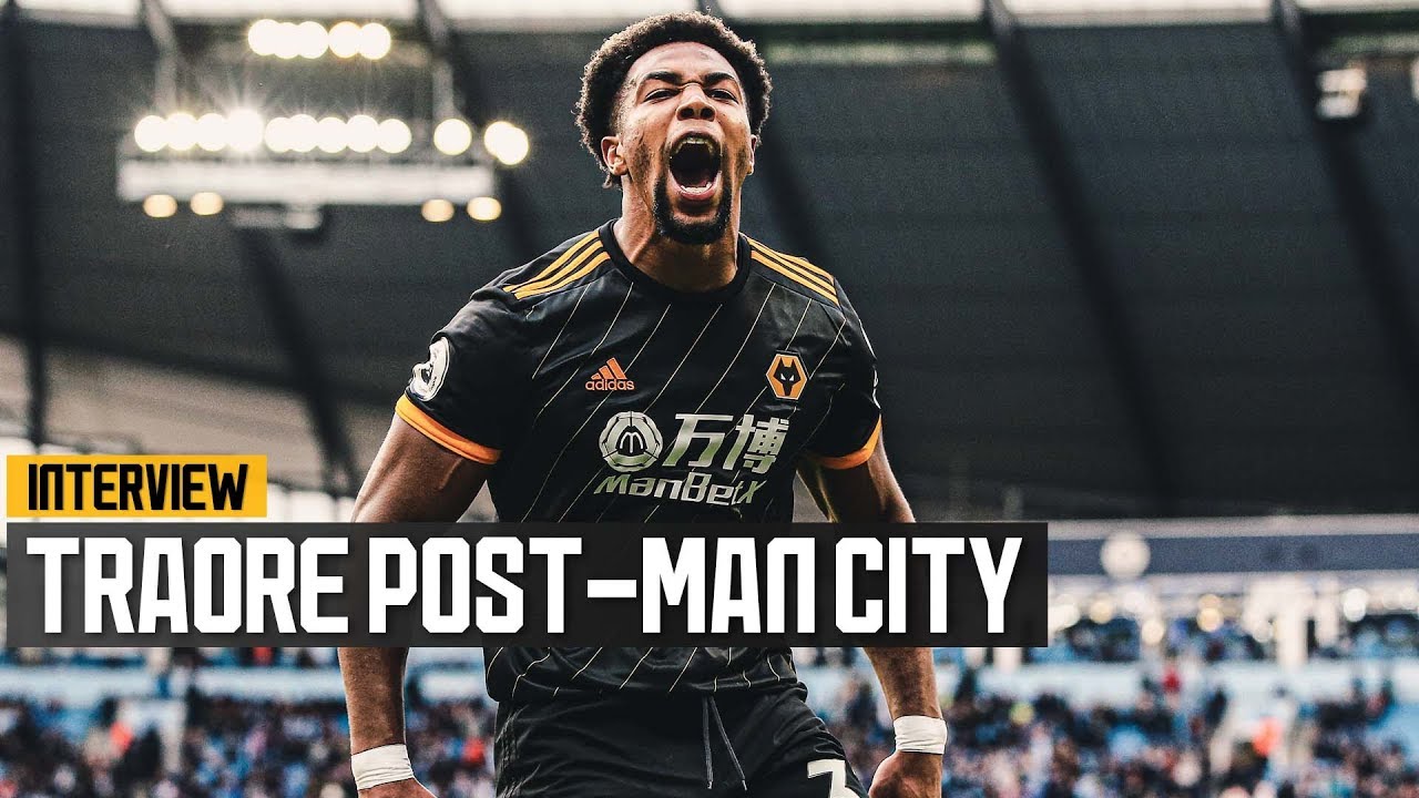 Match-winner Traore on the win at the Etihad Stadium - YouTube