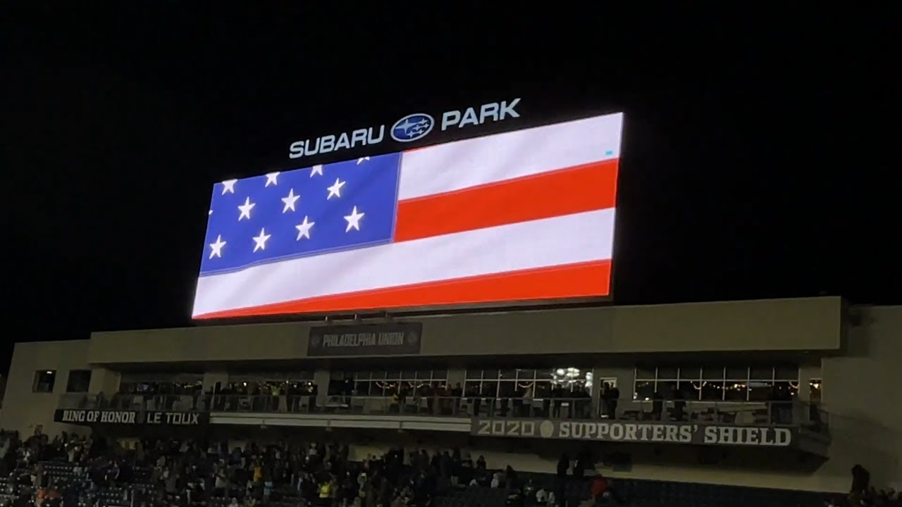 Philadelphia Union 2022 Player Intro + National Anthem + Starting ...