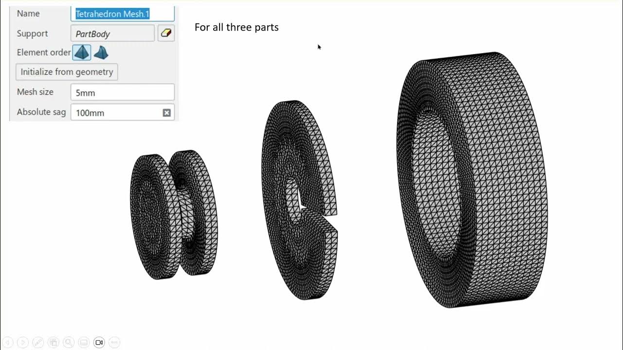 Tutorial 6, FEA 3DEXPERIENCE Part 1of2 R2023x A Three Step Sequential Calculation Involving ...
