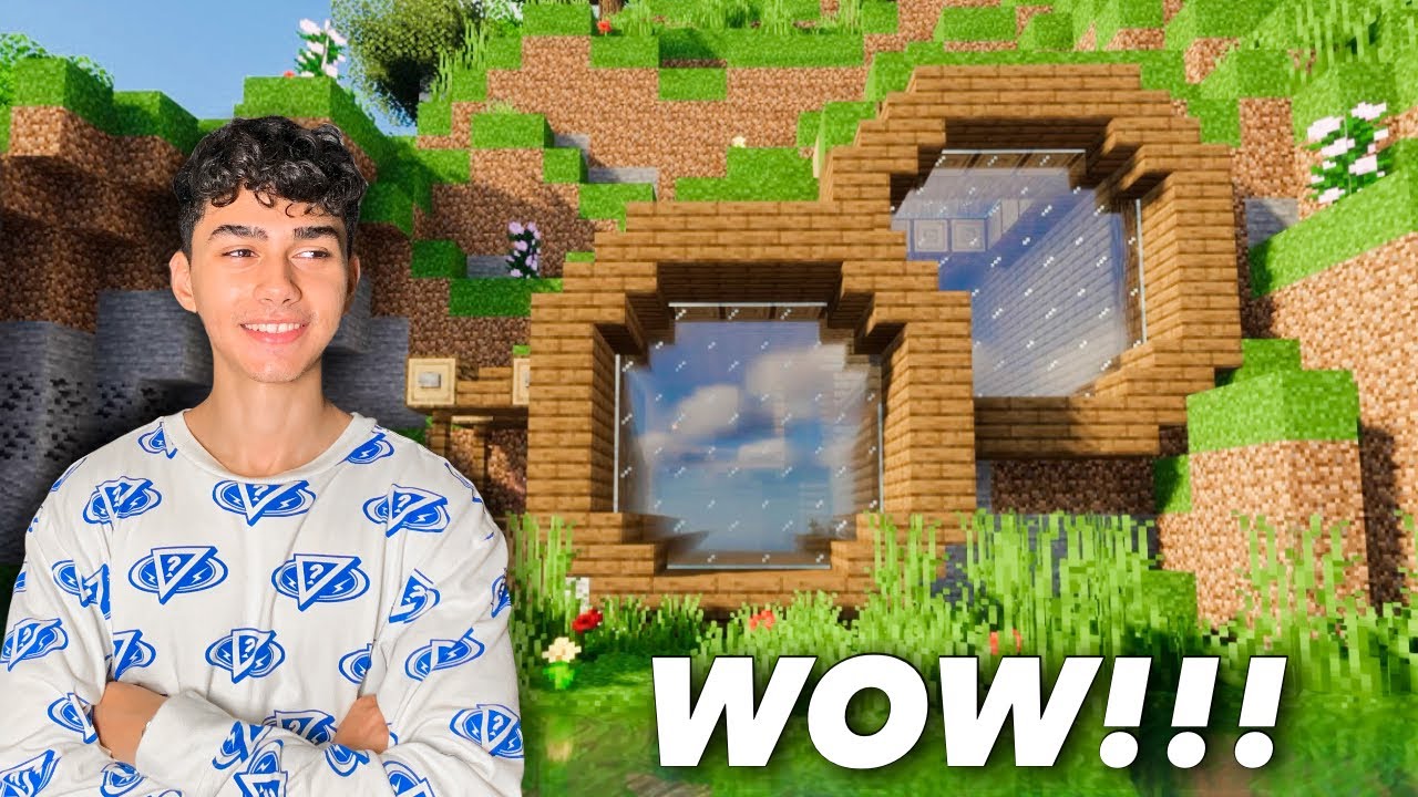 I BUILT MY FIRST MINECRAFT HOUSE!!! - PART 4 - - YouTube
