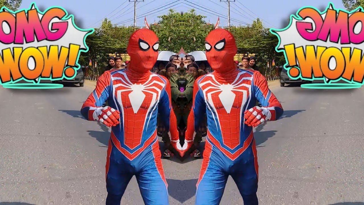 Spider-man Lucu Ikut Karnaval Kostum Spiderman Paling Keren ...