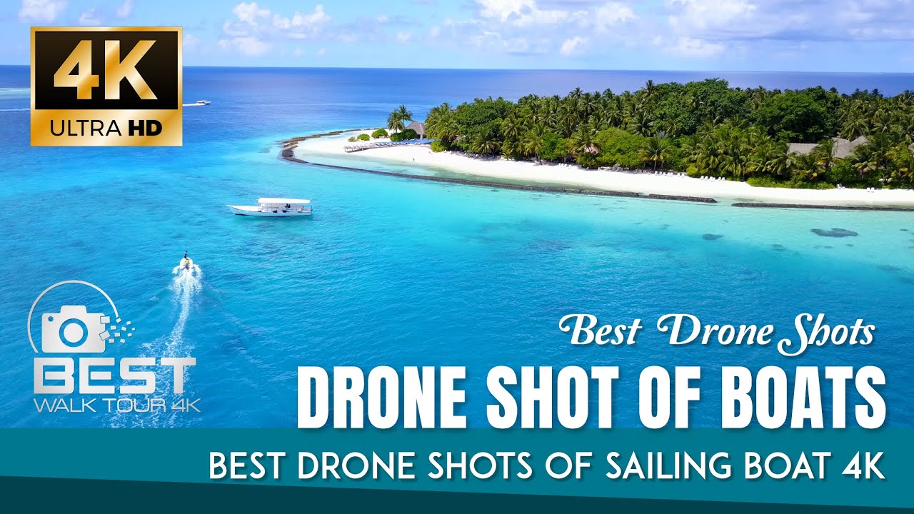 Drone Shots of Sailing Boat on Tropical Sea - Best Walk Tour Channel ...