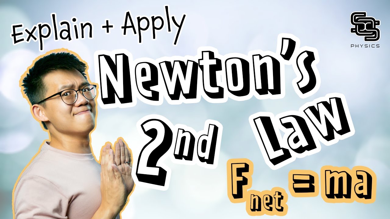 Explain and apply Newton's 2nd law (Fnet = ma) - YouTube